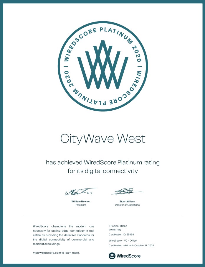 CityWave in Milan is the first building complex in Italy to achieve ...